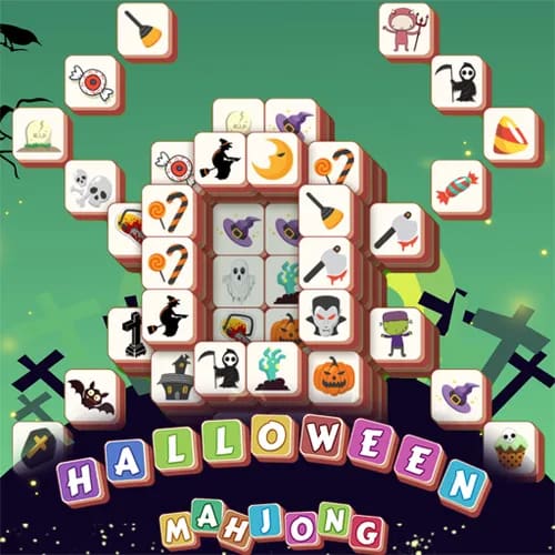 Halloween Mahjong Tiles - Play free on HuhGames