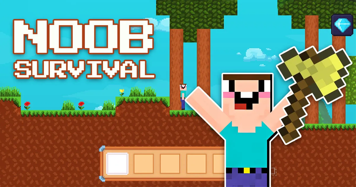 Noob Survival: How Long Can You Last in This Survival Game?