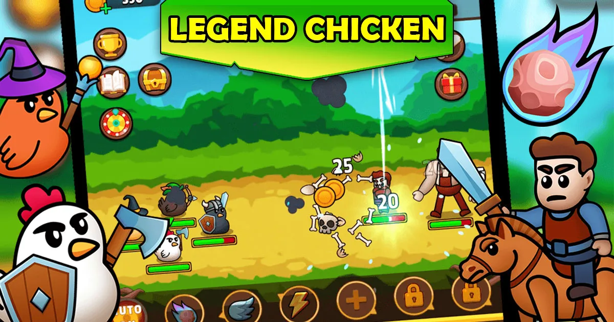 Legend Chicken: Build Your Army & Dominate Now on HuhGames