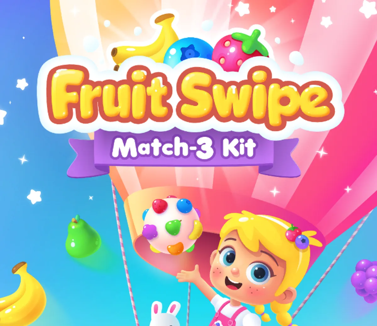 Fruit Swipe Match 3 Kit - Free Online Puzzle Challenge