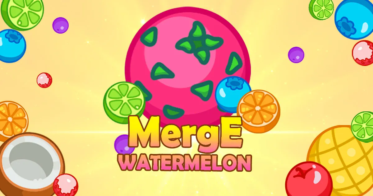 Merge Watermelon - Play free on HuhGames