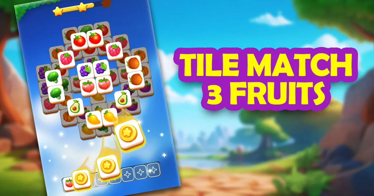 Tile Match 3 Fruits - Fruity Challenges Start Now!