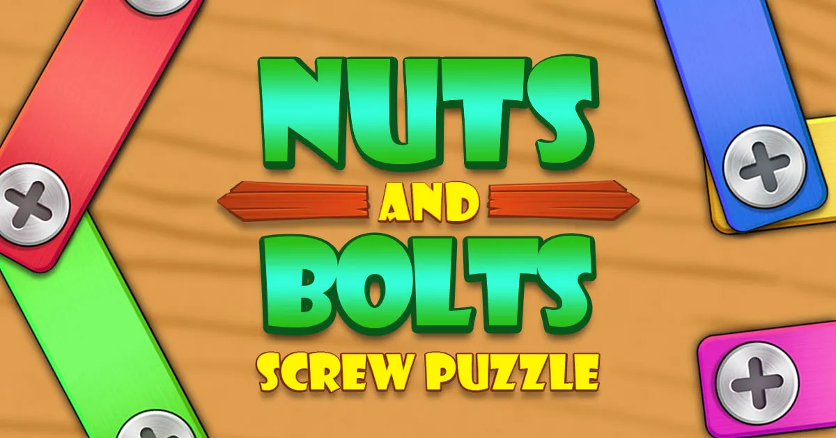 Can You Solve It? Nuts And Bolts Screw Puzzle Now on HuhGames