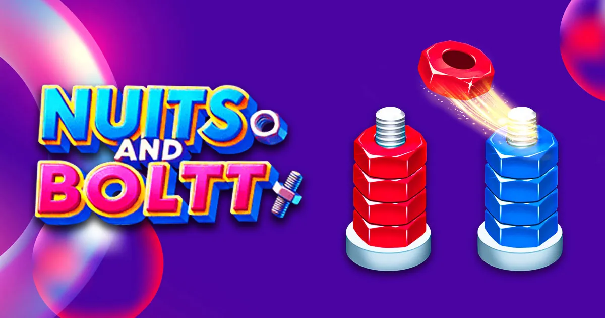 Nuts And Bolt Sort - Play free on HuhGames