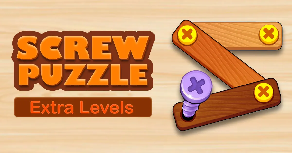 Can You Drop Every Band in the Screw Puzzle Extra Levels?